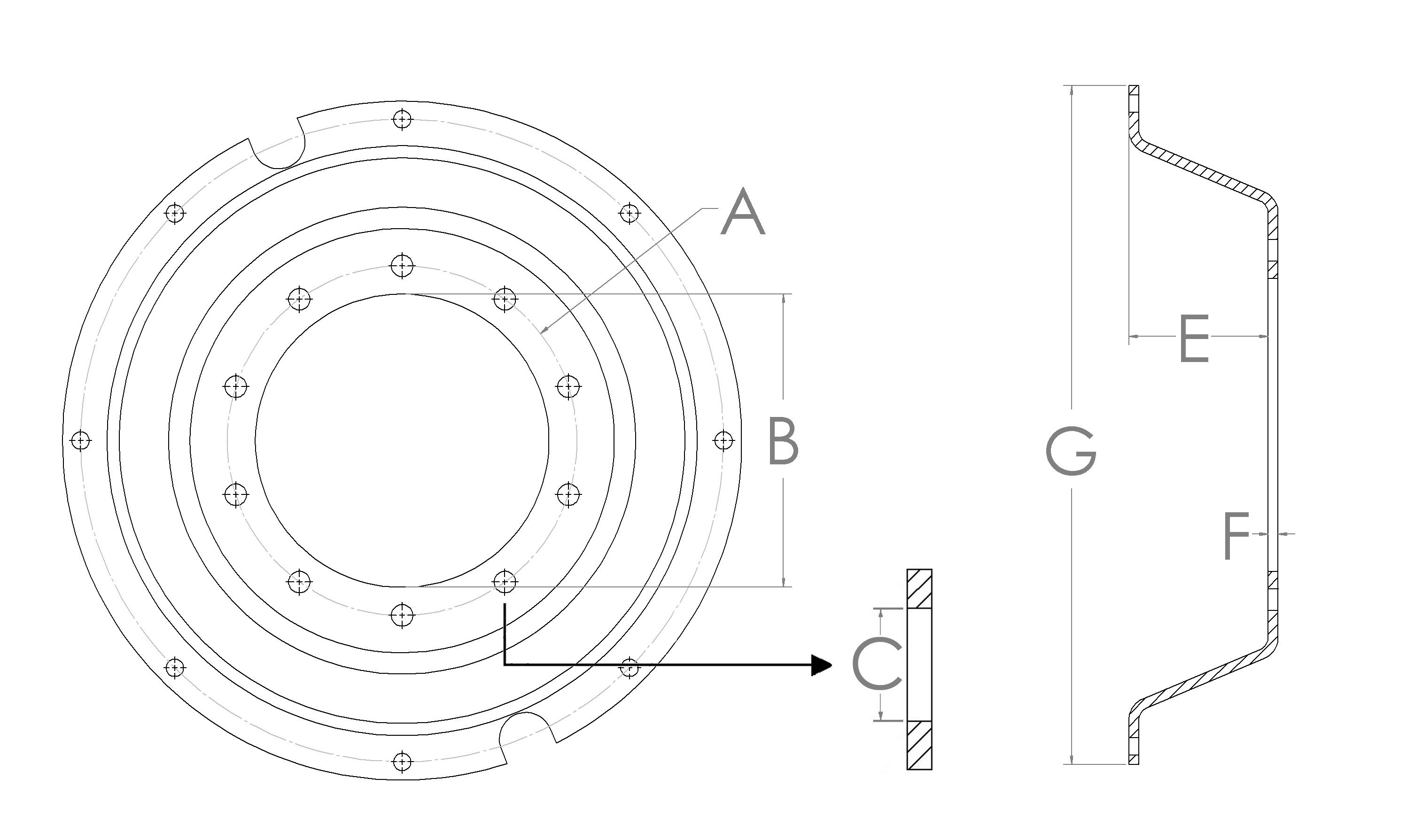 Tractor Wheel Rims, Tractor Waffle Wheels, 24, 32, 34, 38 Inch Tractor ...