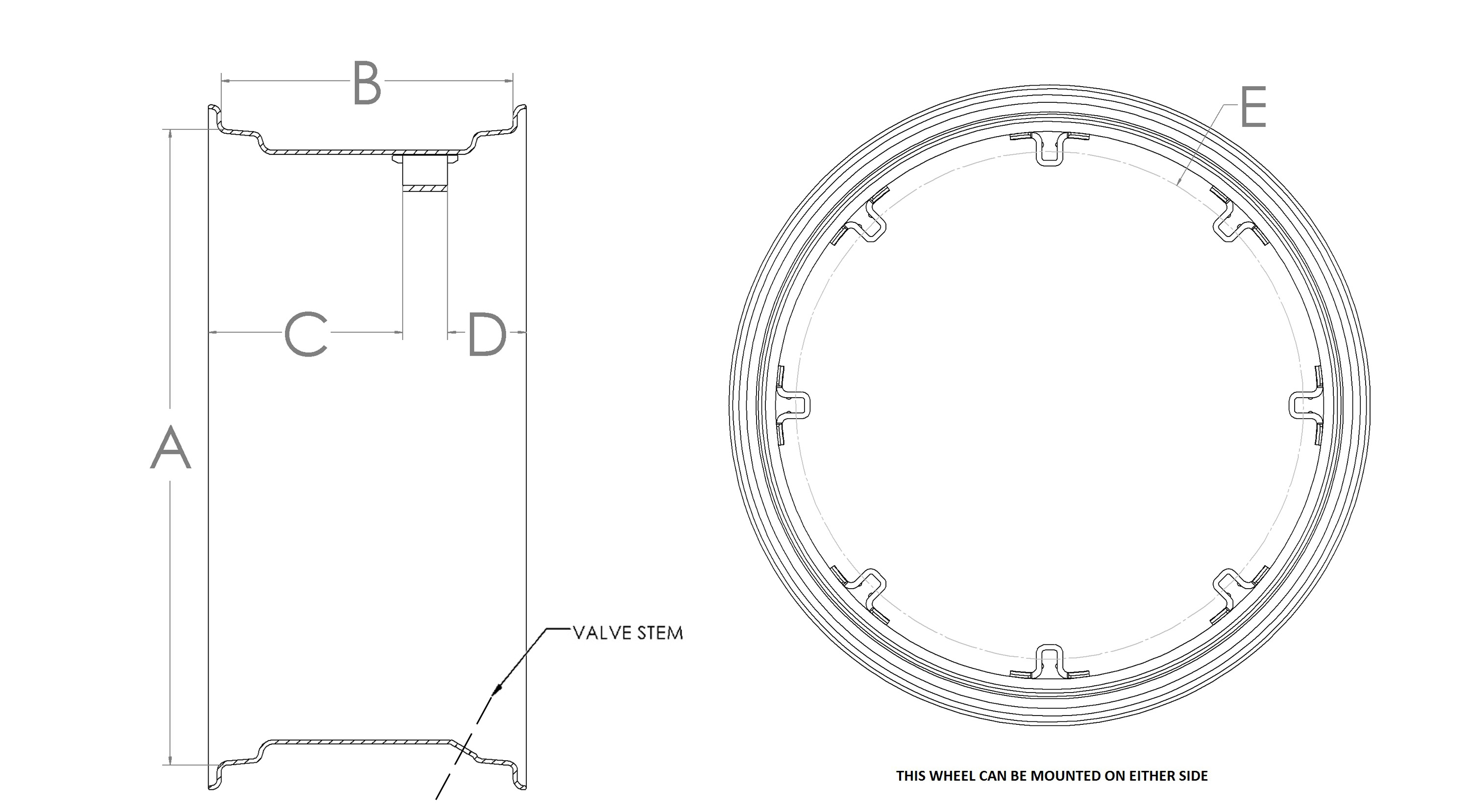 8 Clamp Wheels - Rim and clamp wheels in stock - Wold, United States ...