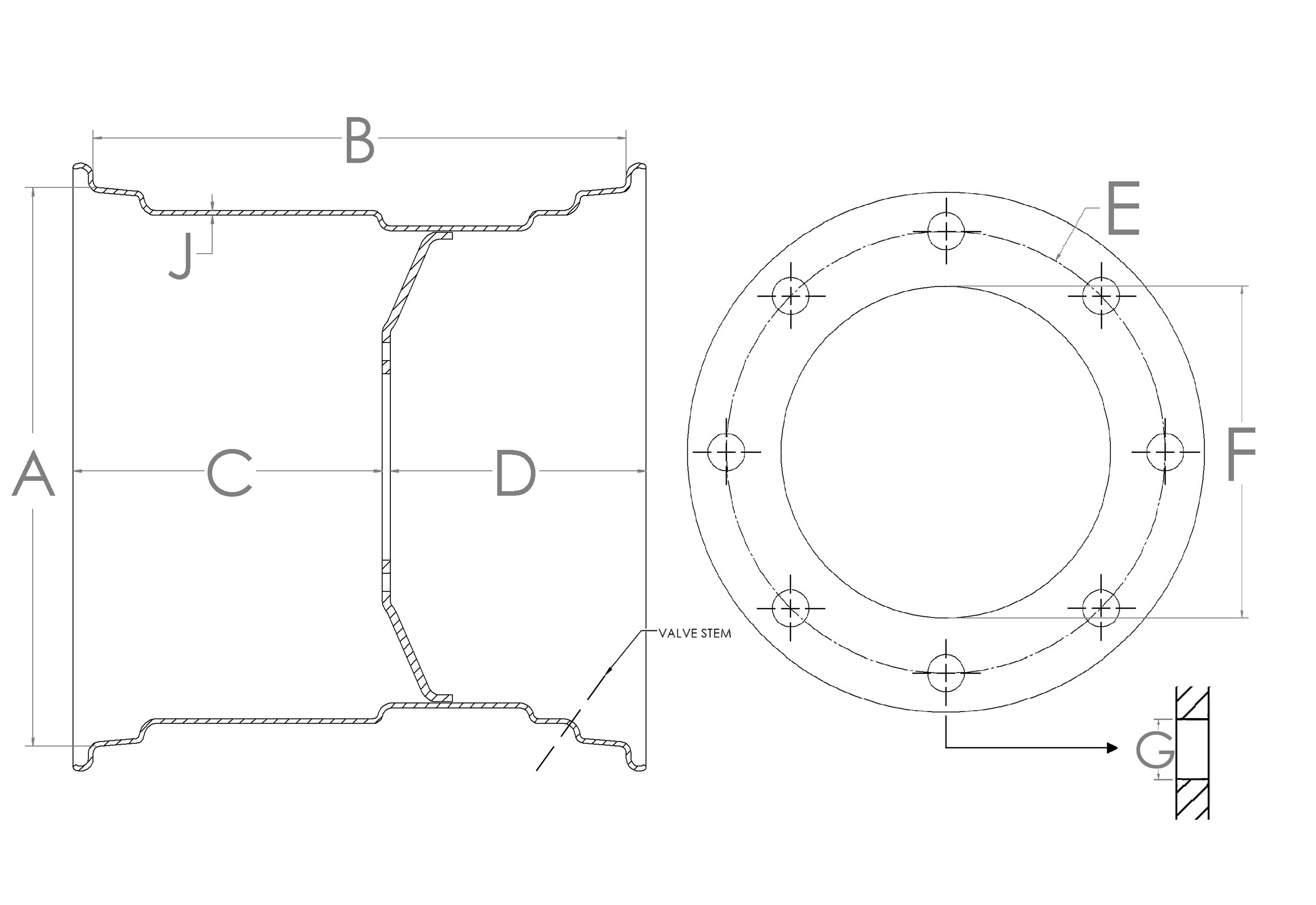 8 Hole JD Rims (3/8 FORMED), John Deere Rims : Wold, United States, Canada