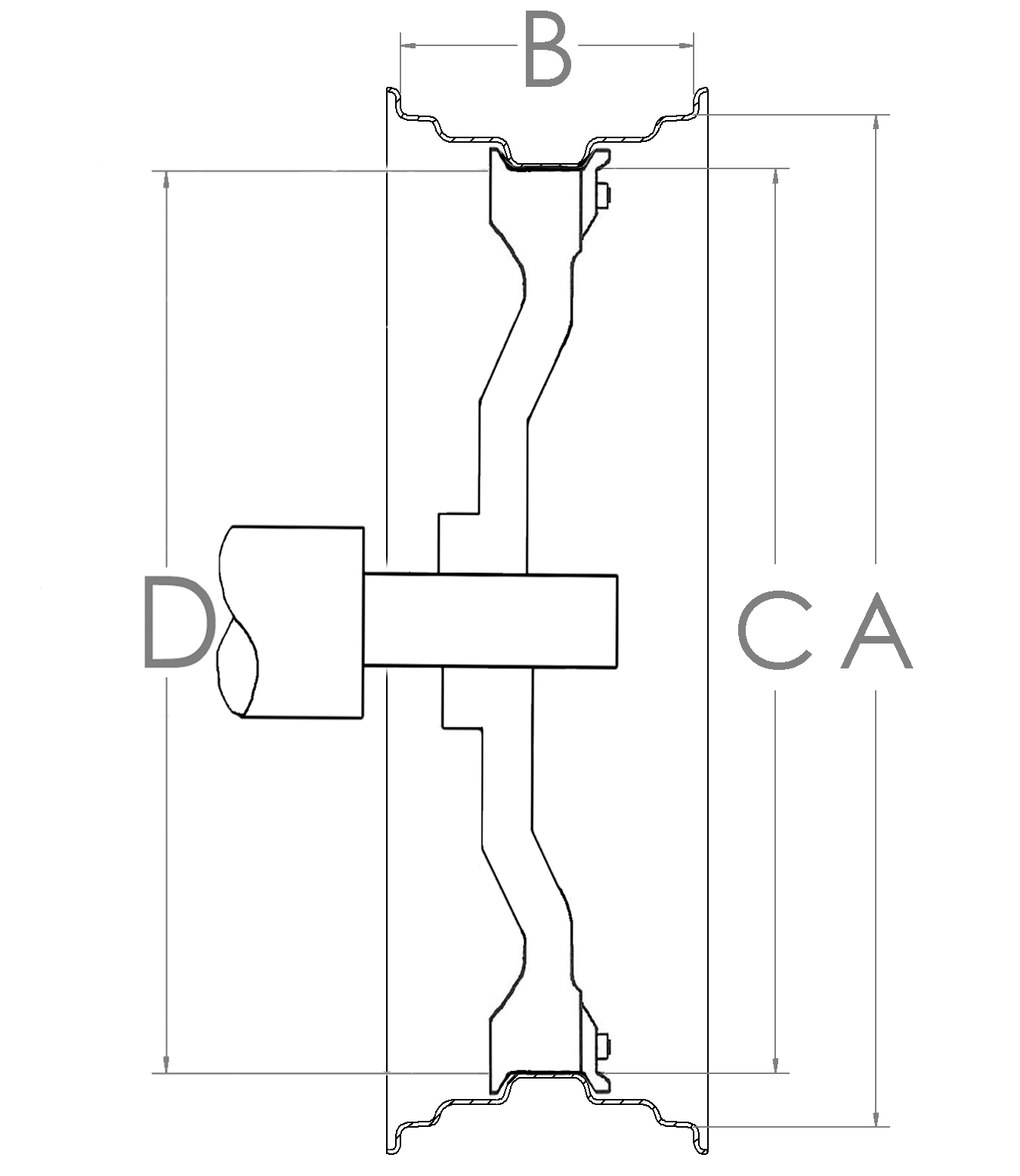 Deep Well Rims to fit 38 inch wheel casting : Wold, United States, Canada