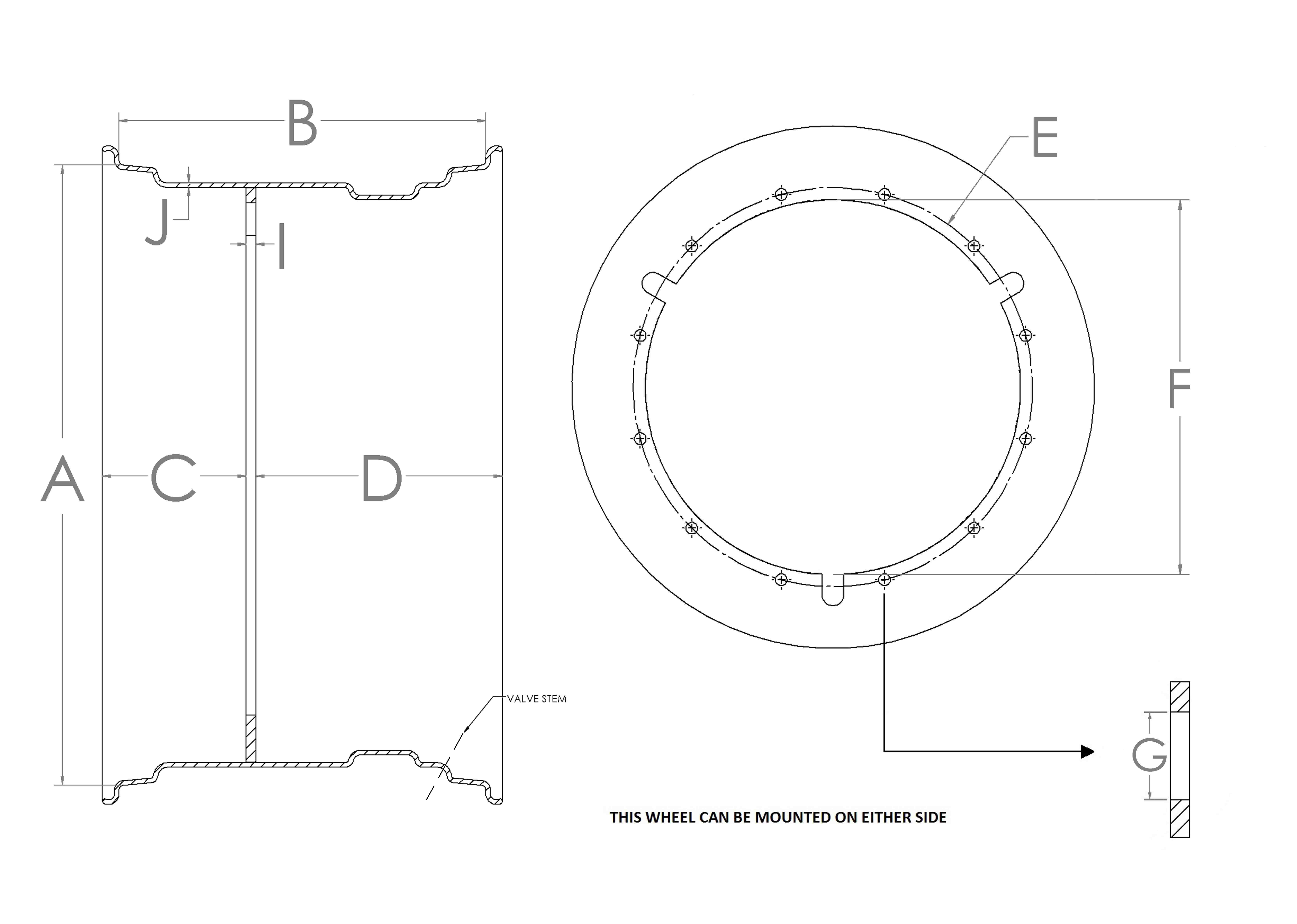 12 Hole JD wheels (32-1/16” B.C.),12 Hole JD Wheel Rims with direct ...