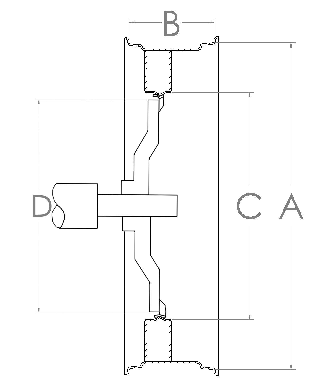 Double Bevel Rims to fit 34inch 12 lug wheel casting : Wold, United ...