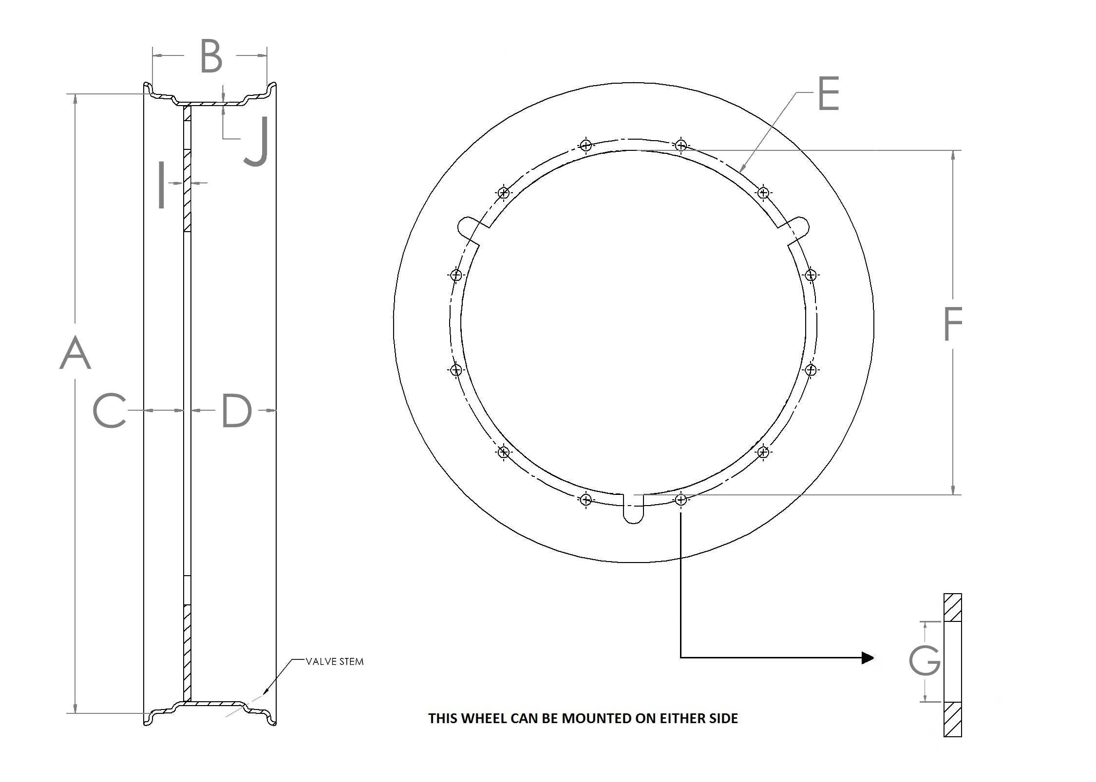 12 Hole JD wheels (32-1/16” B.C.),12 Hole JD Wheel Rims with direct ...
